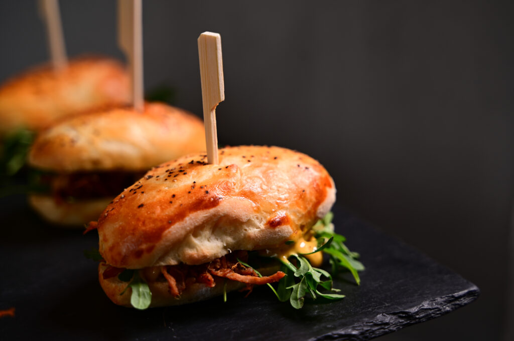 Mini pulled chichen burger - Secret CHEF Service