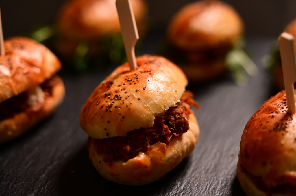Mini pulled pork burger - Secret CHEF Service
